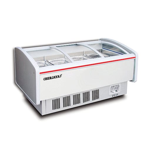 Display Chest Freezer (Curve Glass Sliding) - BERJAYA CKE