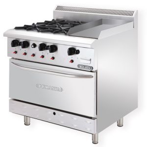 Combination Open Burner Griddle with Oven - BERJAYA CKE
