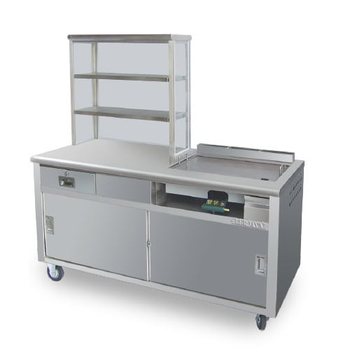 Stainless Steel Stall Burger – Essential Food Stalls for Fast Service